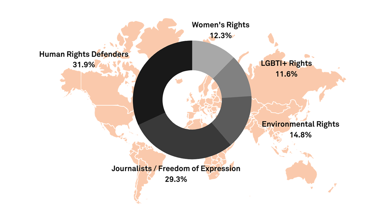 Emergency Fund – 2020 in Numbers - Civil Rights Defenders