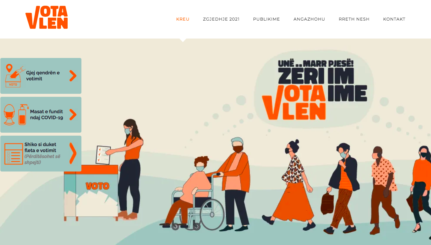 "Vota Vlen!" Website Launched to Support Voter Engagement in Albania ...