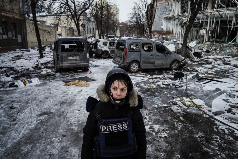 Getting the story out – Ukrainian journalists in a war-torn country ...