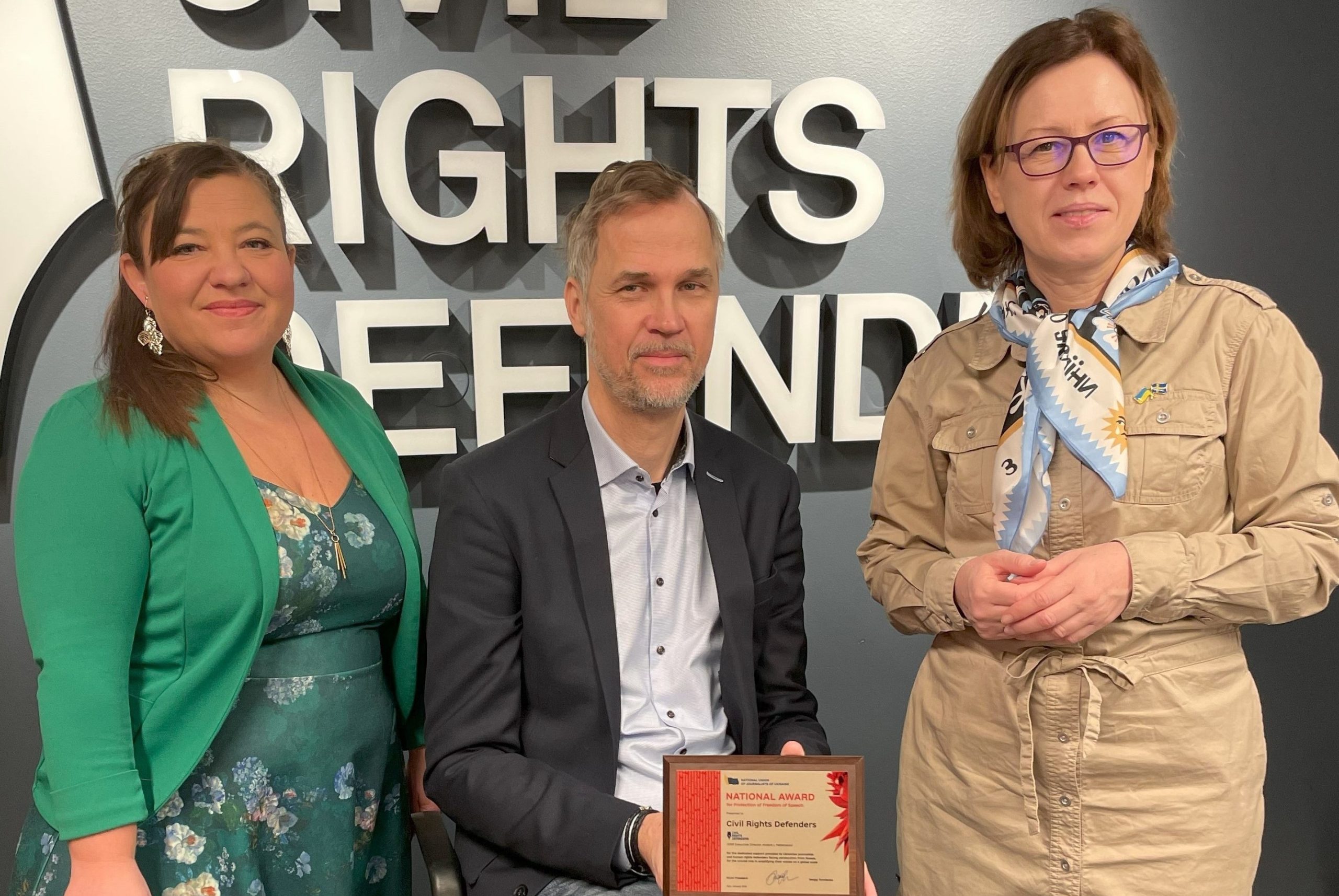 Civil Rights Defenders receives Ukrainian National Award for Protection ...